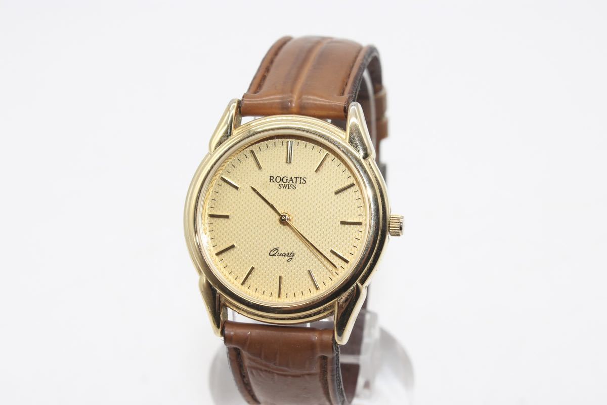 【やや傷や汚れあり】ROGATIS SWISS メンズ 腕時計 クォーツ 稼働中の落札情報詳細 - ヤフオク落札価格検索 オークフリー