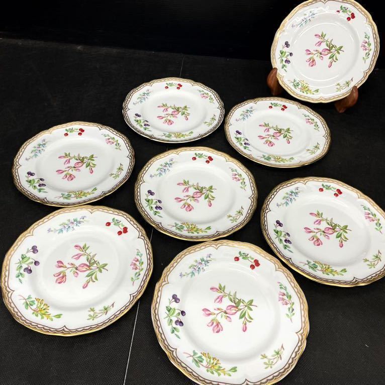 【やや傷や汚れあり】(327s1)ROYAL WORCESTER sandringhamロイヤルウースター サンドリンガム プレート 皿 中皿 ...