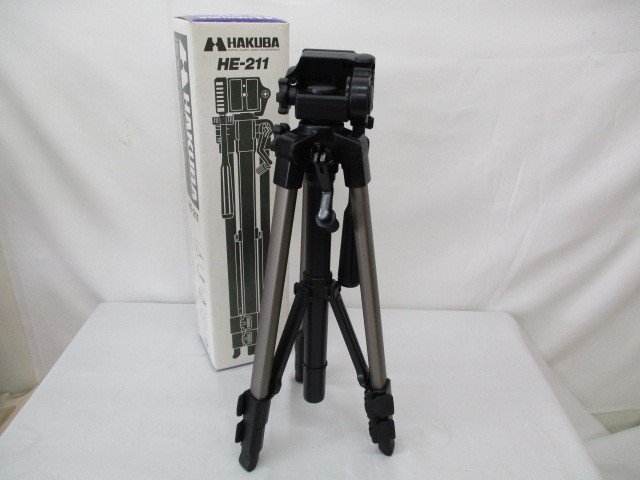 【未使用】HAKUBA 三脚 3段 HE-211 カメラ 3WAY 雲台 未使用品の落札情報詳細 - ヤフオク落札価格検索 オークフリー