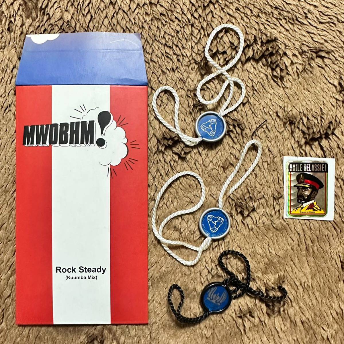 【やや傷や汚れあり】M.W.O.B.H.M. お香 クンバ MWOBHM Space Bug Undercover レゲエ 裏原 ビンテージ アンダーカバー kuumba ステッカー ハイレ ...