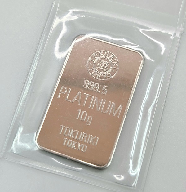 【未使用】徳力 プラチナ インゴット 10g 未開封 Pt999 純プラチナ PLATINUM 白金 地金 資産 ①の落札情報詳細 - ヤフオク落札価格検索 オークフリー