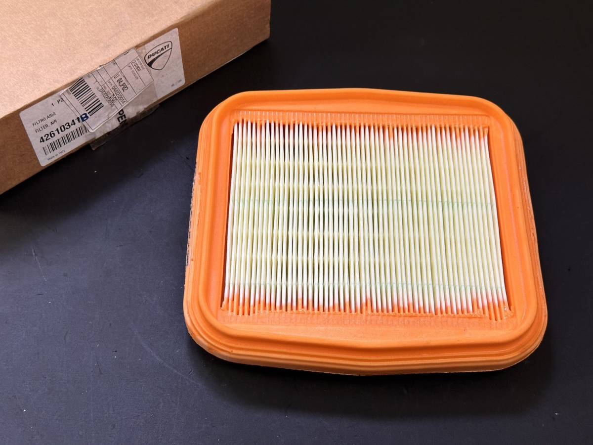 【未使用】 V73 売切り! ドゥカティ 899 959 1199 1299 V2 ムルティストラーダ Xディアベル 純正 エアフィルター ...