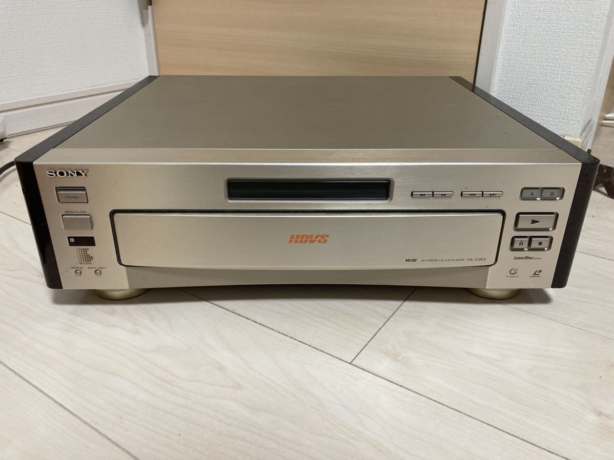 【やや傷や汚れあり】SONY ソニー ハイビジョンLDプレイヤー HIL-C2EX HDVS HI-VISION LD/LD PLAYER ...