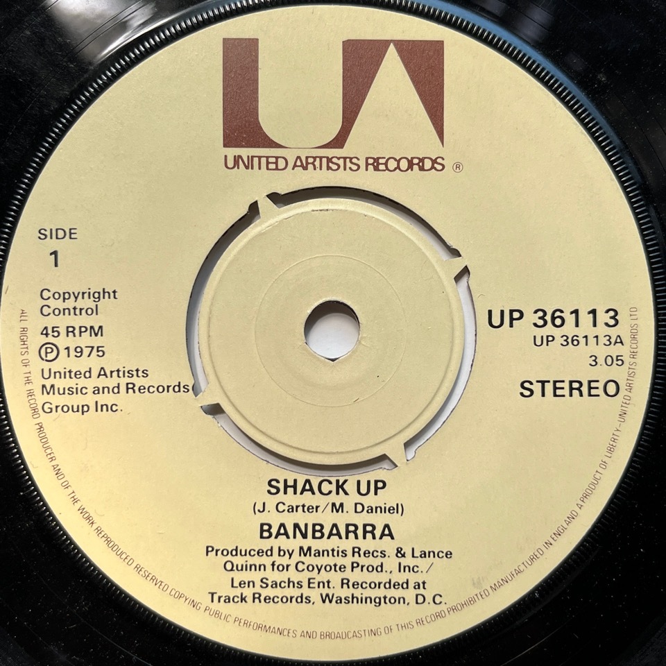 【目立った傷や汚れなし】【試聴 7inch】Banbarra / Shack Up 7インチ 45 muro koco フリーソウル ...