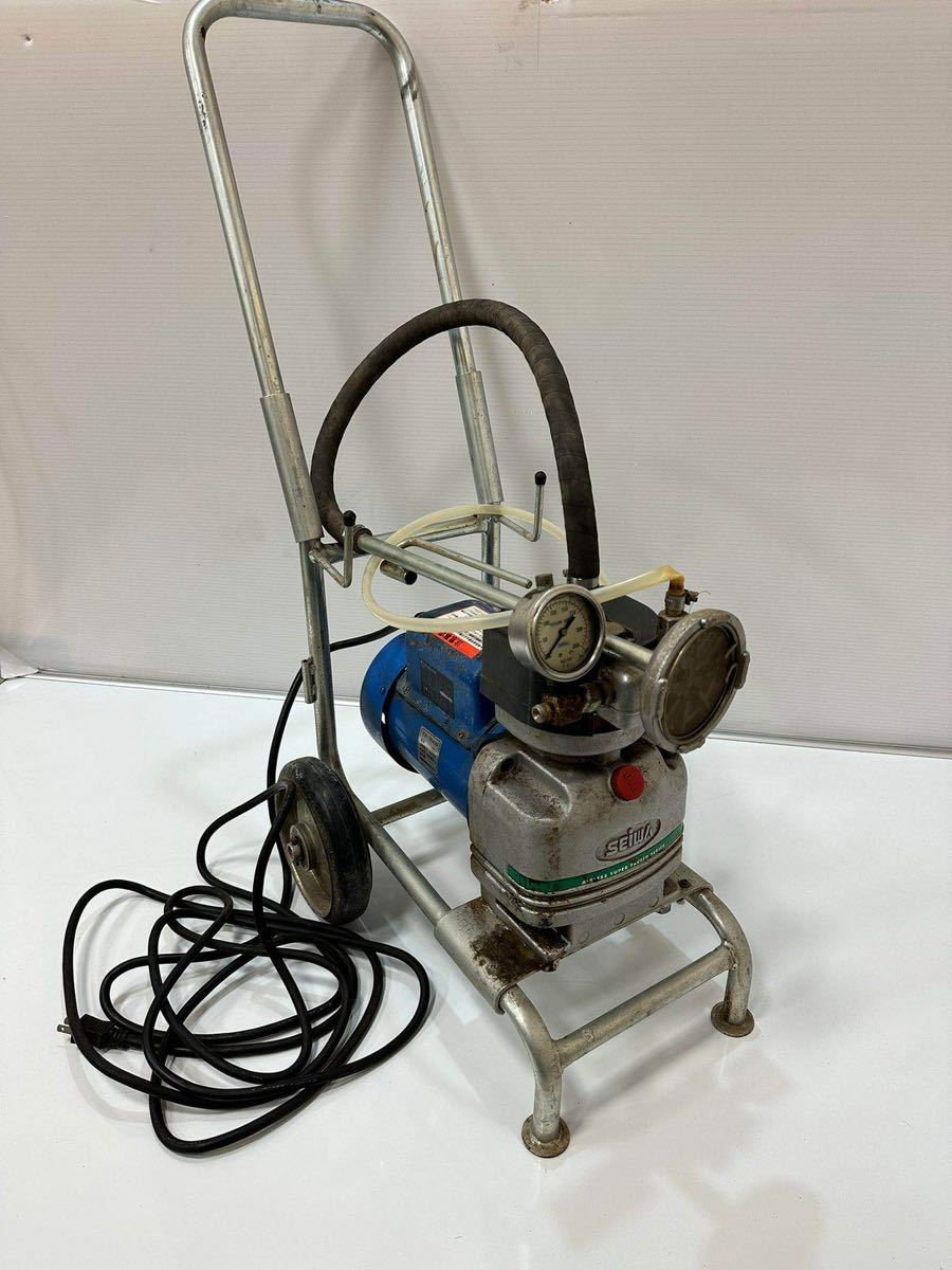 【やや傷や汚れあり】SEIWA セイワ SUPER EXCEED SERIES エアレス塗装機 スーパーエクシード 動作確認済み 日本製品の ...
