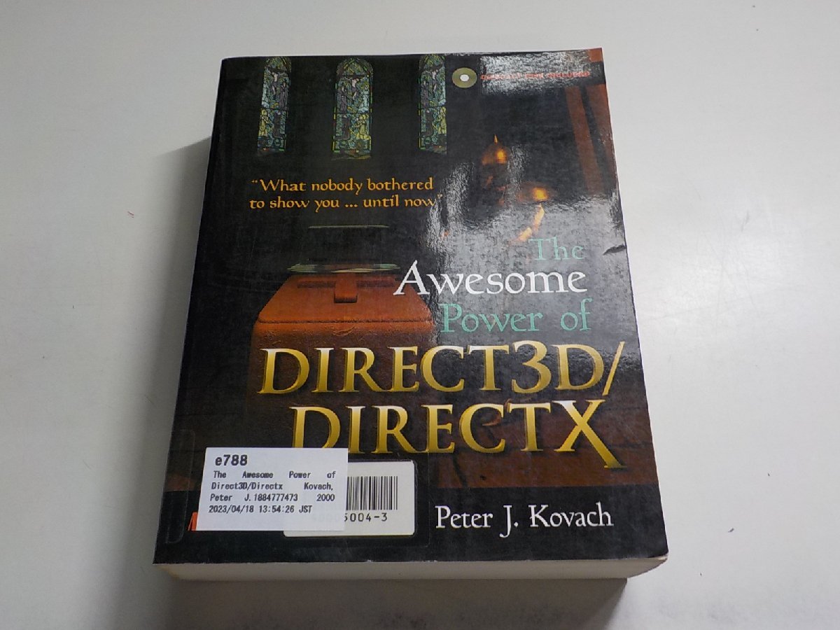 【傷や汚れあり】e788 The Awesome Power of Direct3D/Directx Kovach, Peter J. の落札情報詳細 - ヤフオク落札価格検索 オークフリー