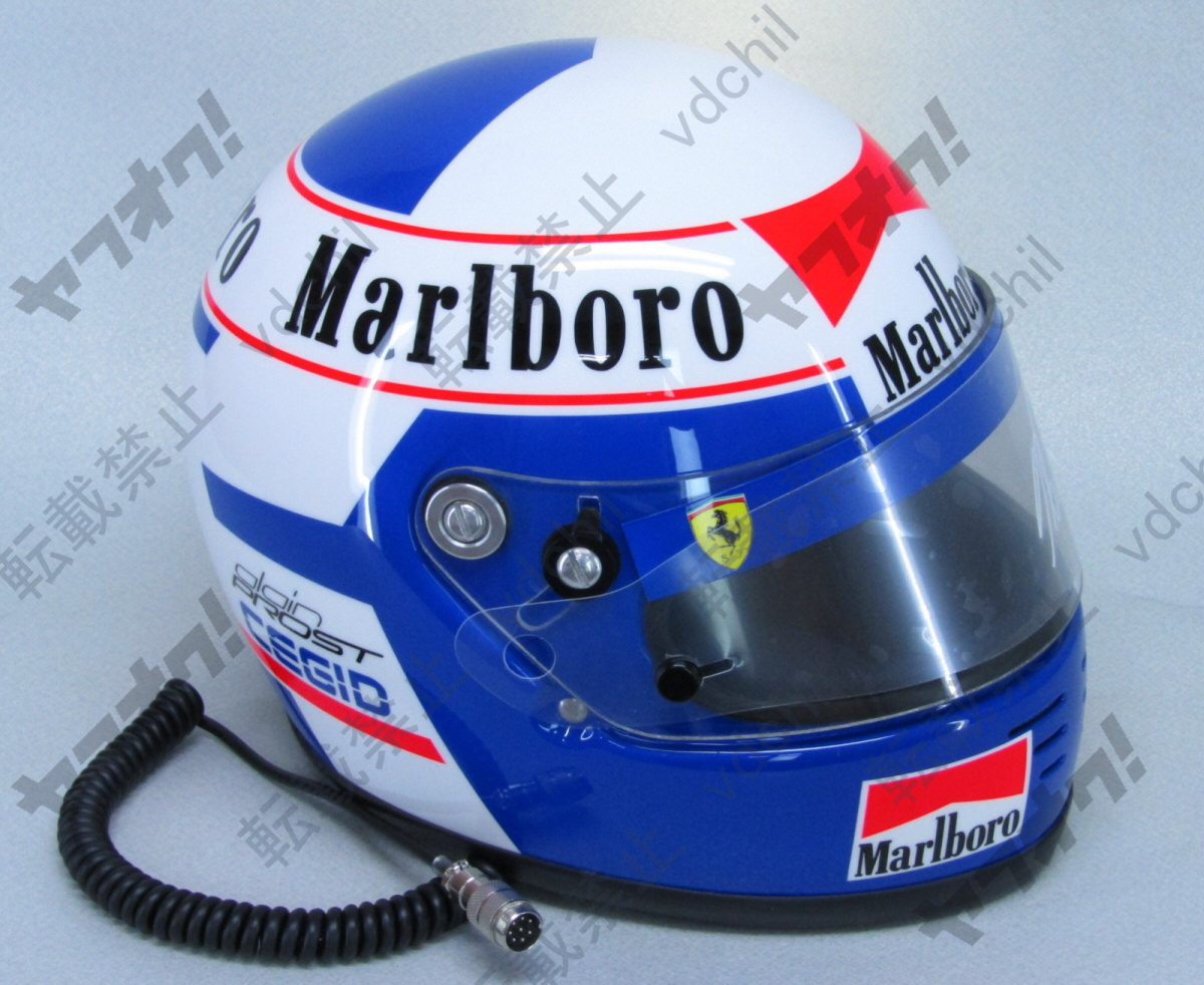 【目立った傷や汚れなし】アラン・プロスト レプリカヘルメット 90年仕様 フェラーリ F1 Arai GP-2K Alain Prost helmet 1990 Ferrari セナ・マンセル ...