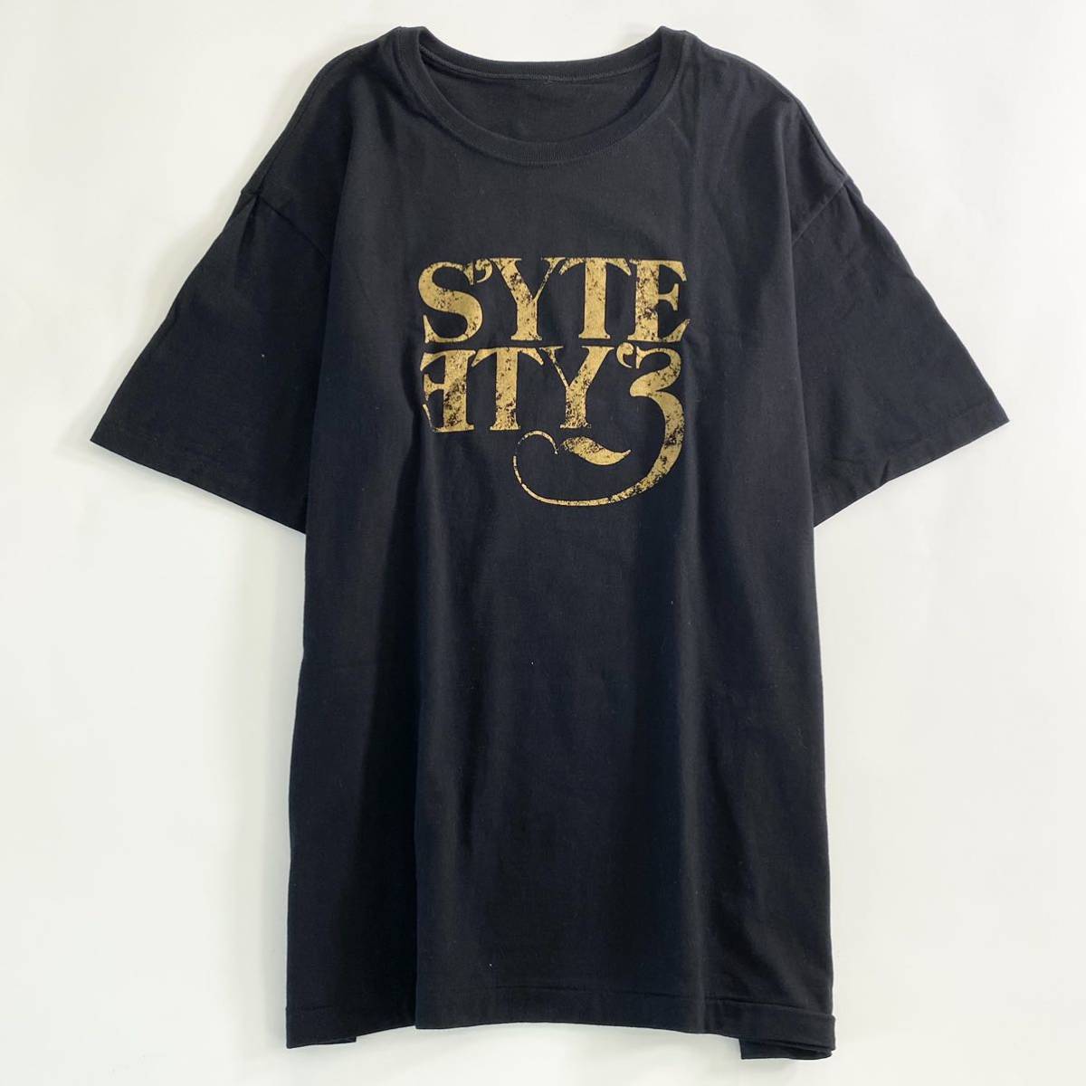 【目立った傷や汚れなし】Ef4《美品》S'YTE サイト logo print tee 2XL相当 ブラック メンズ yohji ...