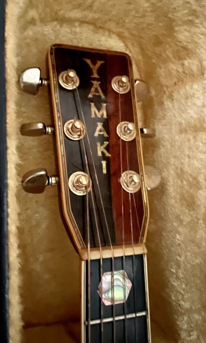 【全体的に状態が悪い】YAMAKI 1,100 アコースティックギター アコギ ハカランダ単板の落札情報詳細 - ヤフオク落札価格検索 オークフリー