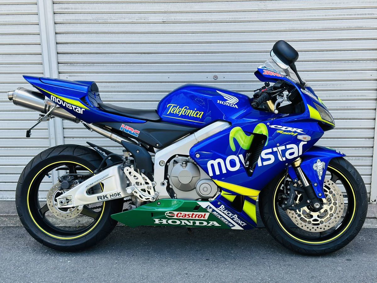 【未使用に近い】CBR600RR PC37後期 2006年モデル 超低走行 1オーナー セミフルパワー仕様 650台限定車 モビスターカラーの ...
