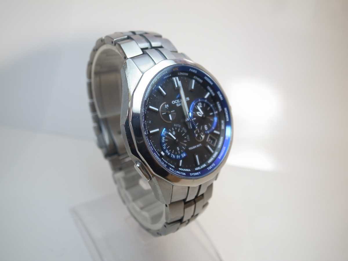 【全体的に状態が悪い】カシオ オシアナス マンタ OCW-S2400の落札情報詳細 - ヤフオク落札価格検索 オークフリー