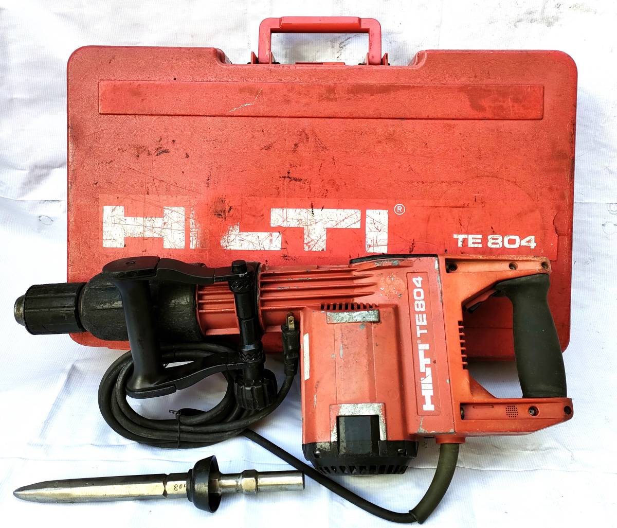 【やや傷や汚れあり】17.★ヒルティ★HILTI★TE804★コンクリートハンマー★DIY★超強力★はつり★動品ハツリ機の落札情報詳細 - ヤフオク落札価格検索 オークフリー