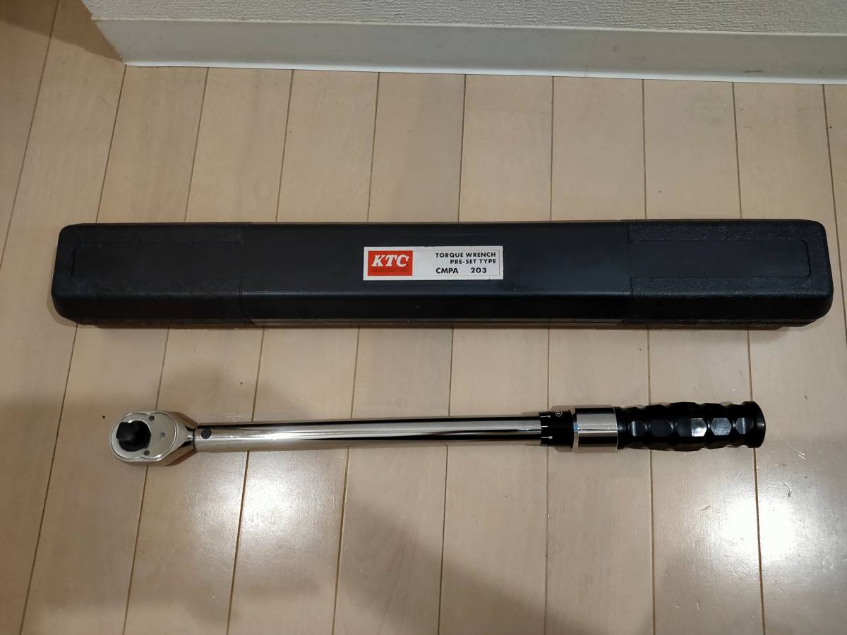 【未使用】KTC トルクレンチ プリセットタイプ CMPA 203 TORQUE WREHCH PRE SET TYPE 参考基準価格(税別)￥40,180の落札情報詳細 - ヤフオク落札価格 ...