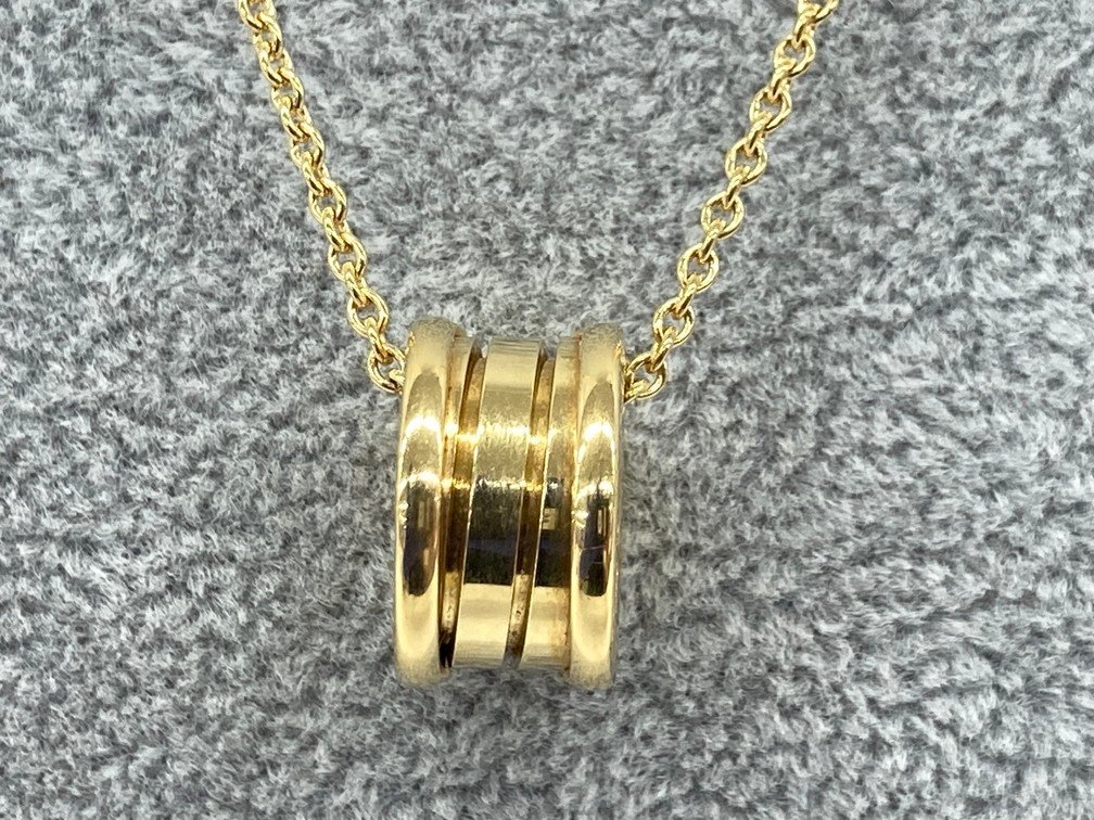 【やや傷や汚れあり】【BFAT7007】BVLGARI ブルガリ K18 ビーゼロワン ネックレス 750 イエローゴールド 総重量11.3gの落札情報詳細 - ヤフオク落札価格検索 オークフリー