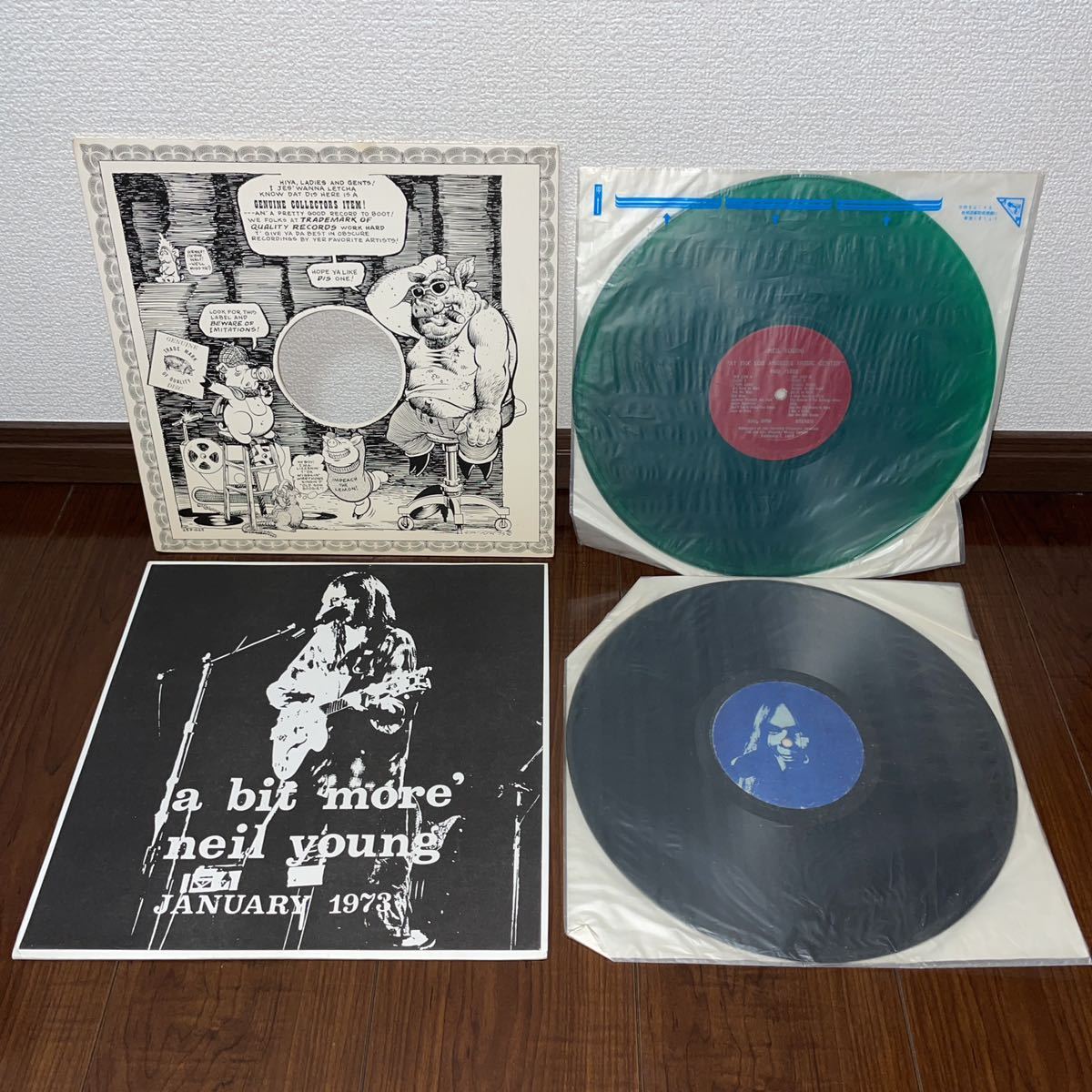【やや傷や汚れあり】昭和レトロ LP レコード まとめて ニール・ヤング tmq neil young a bit more January 1973 at the Los Angeles ...