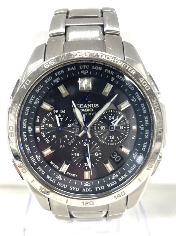 【傷や汚れあり】G227-K42-558 CASIO カシオ OCEANUS オシアナス OCW-T600 メンズ腕時計 電波ソーラー ...