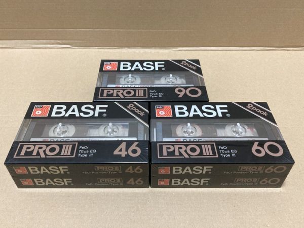 【未使用】BASF PROIII 46 60 90 2パック 3個 6本セット 未開封 未使用 カセットテープの落札情報詳細 - ヤフオク落札価格検索 オークフリー