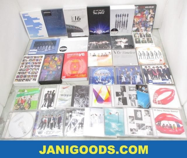 【やや傷や汚れあり】V6 CD/DVD/Blu-ray/VHSセット LIVE TOUR 2017 The ONES/For the 25th anniversary/Very6 BEST 等 ...