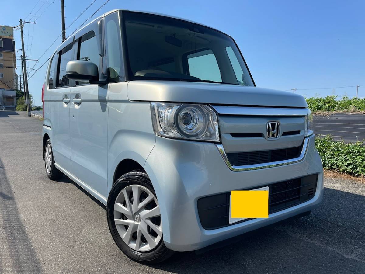 【走行距離 151,300 km】H30年式 現行JF3型N-BOX 修復無 車検付 LEDヘッド フルセグTVナビ Bluetooth DVD ETC Bカメラ パワスラ ホンダセンシング ...