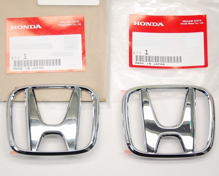 【未使用】★新品未使用★ ホンダ 純正 S2000 H エンブレム 後期 クローム 前or後 1個 Genuine HONDA H ...