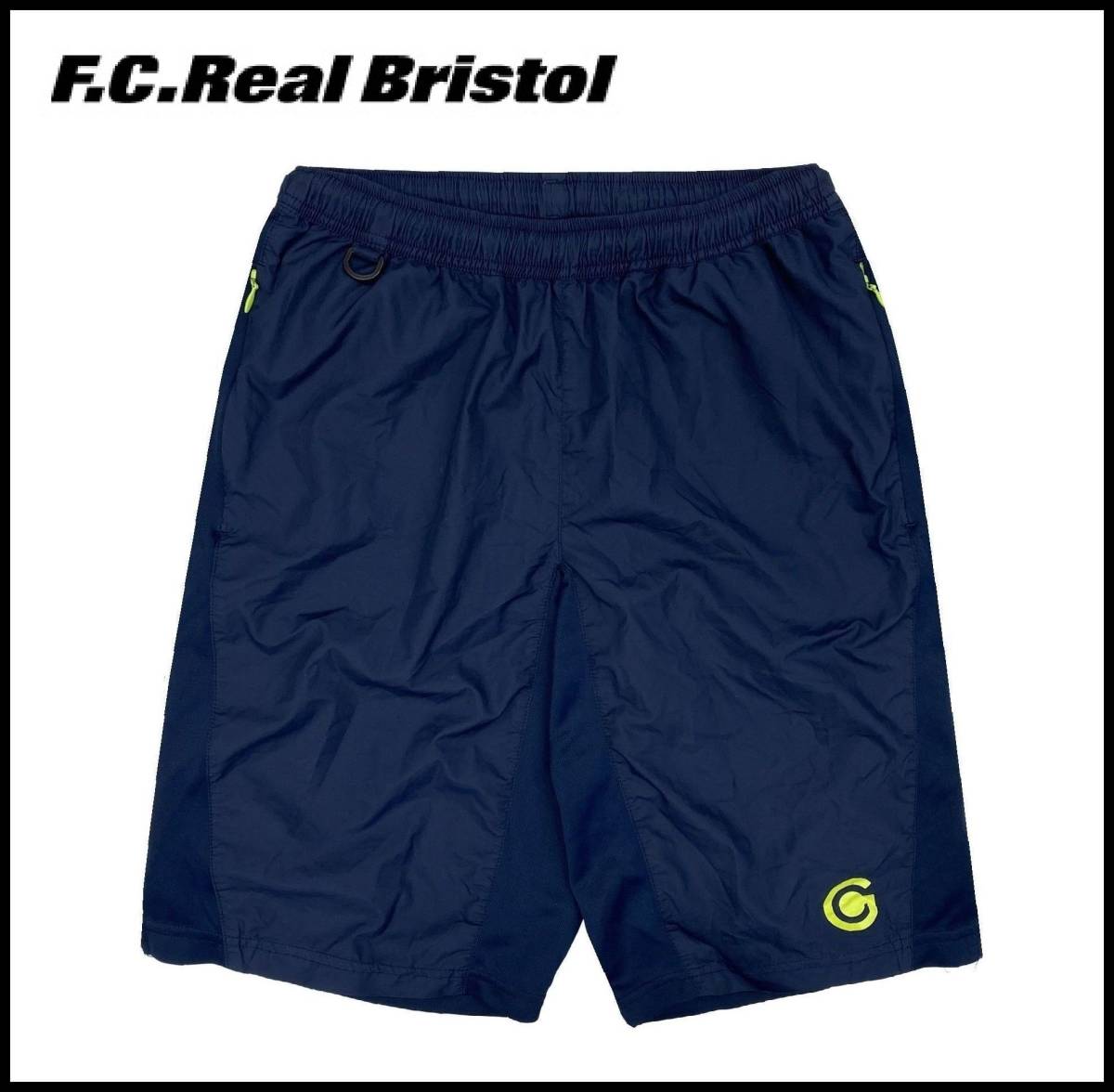 【目立った傷や汚れなし】FCRB F.C.Real Bristol ブリストル SOPHNET NIKE GYM ロゴ プリント サイド ライン メッシュ 切替 ハーフ ショート パンツ ...