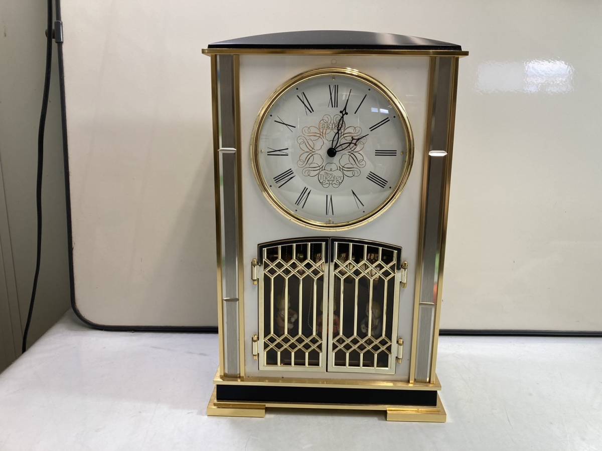 【傷や汚れあり】 中古品 セイコー / SEIKO 電波 からくり時計 RE579Bの落札情報詳細 - ヤフオク落札価格検索 オークフリー