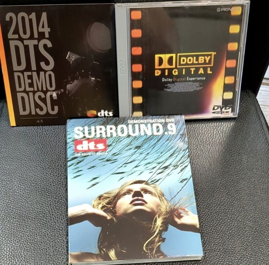 【目立った傷や汚れなし】【サラウンド調整用】3枚セット DTS SURROUND.9 Demonstration DVD ドルビーデジタル ...