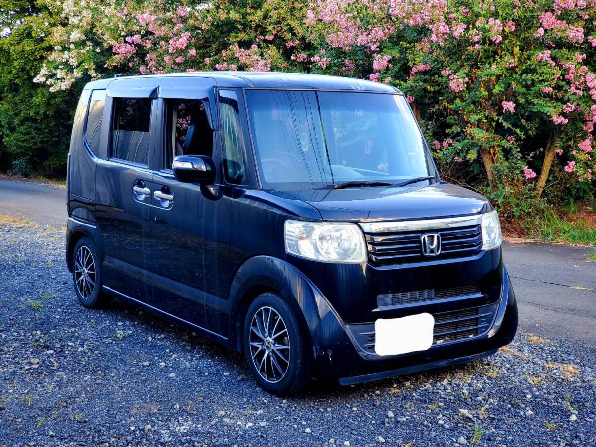 【走行距離 97,800 km】車検令和6年7月まで ターボ ホンダ NBOX カスタム ターボ SSパッケージ ローダウン 両側パワースライド JF1の落札情報詳細 - ヤフオク落札価格検索 ...