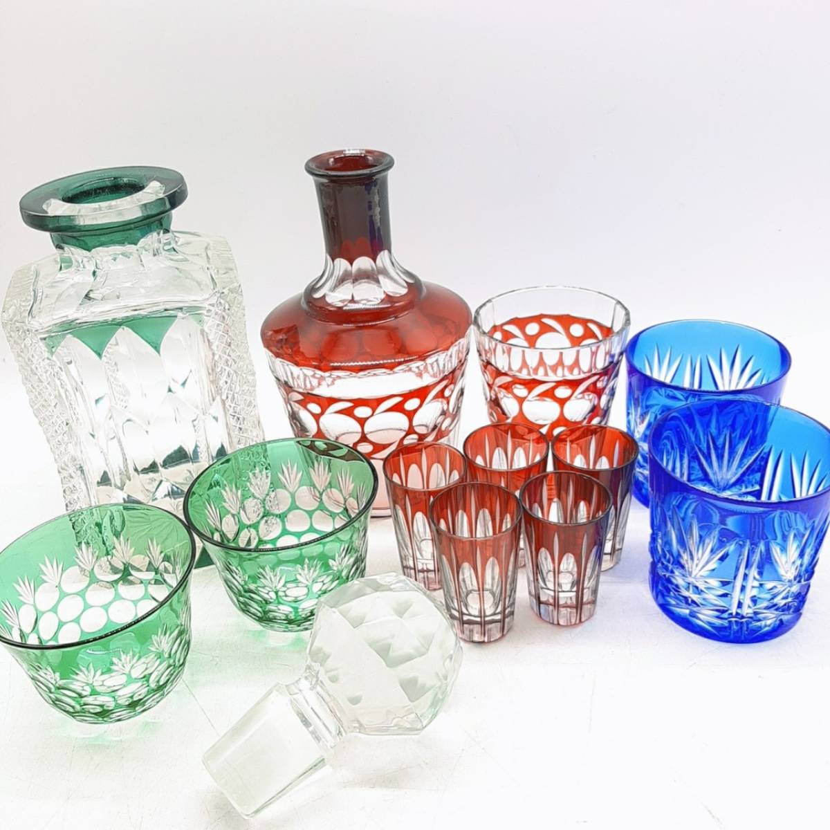 【傷や汚れあり】m154【1円スタート】 切子グラス まとめ タンブラー ショットグラス ロックグラス カラフェ など 長期保管品 現状品の落札情報詳細 - ヤフオク落札価格検索 オークフリー