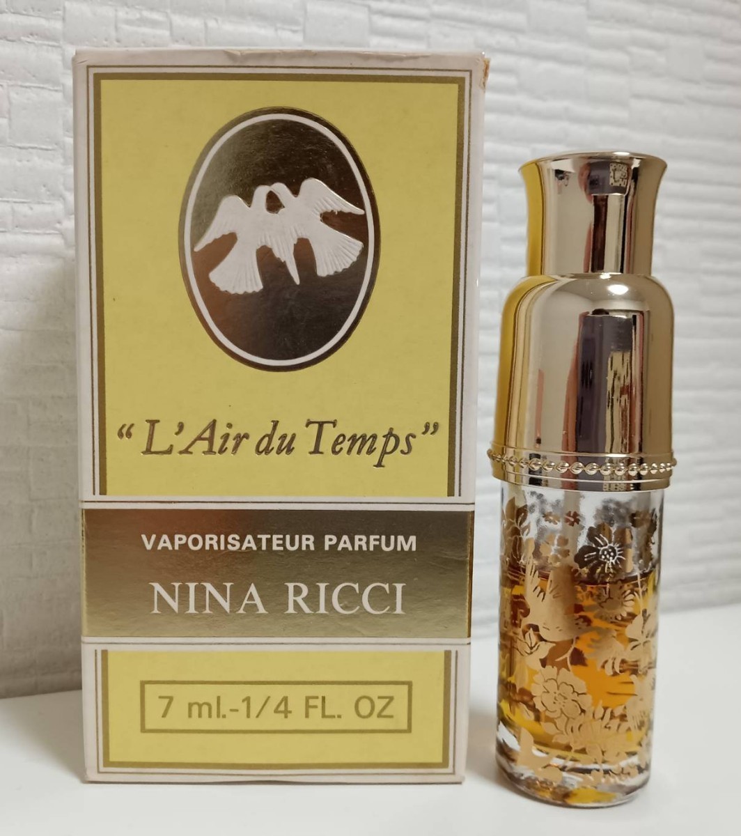 【傷や汚れあり】【NINA RICCI L'Air du Temps】 PERFUME ニナ・リッチ レールデュタン 香水 7ml Made ...