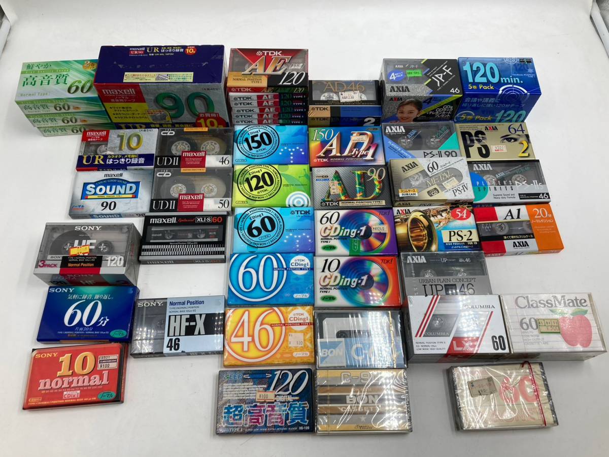 【未使用】 Y86【未開封・未使用】カセットテープおまとめ売り ハイポジ メタルあり TDK/maxell/sony/AXIAの落札情報詳細 - ヤフオク落札価格検索 オークフリー