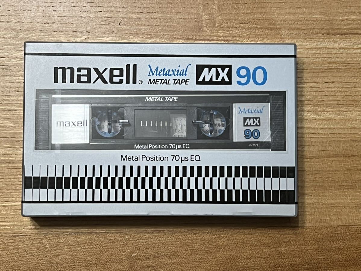 【未使用】カセットテープ maxell マクセル メタルテープ MX90 未開封品 希少品の落札情報詳細 - ヤフオク落札価格検索 オークフリー
