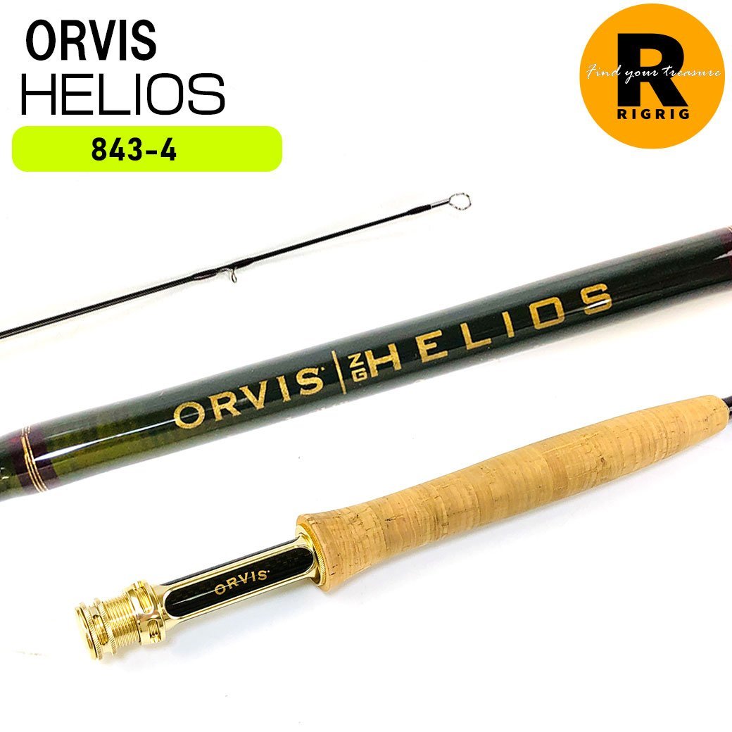 【目立った傷や汚れなし】オービス ヘリオス 843-4 MID FLEX 8.0 袋 箱 フライロッド 4ピース | Orvis ZG Helios Mid Flex 釣り 釣具 釣り竿の落札 ...