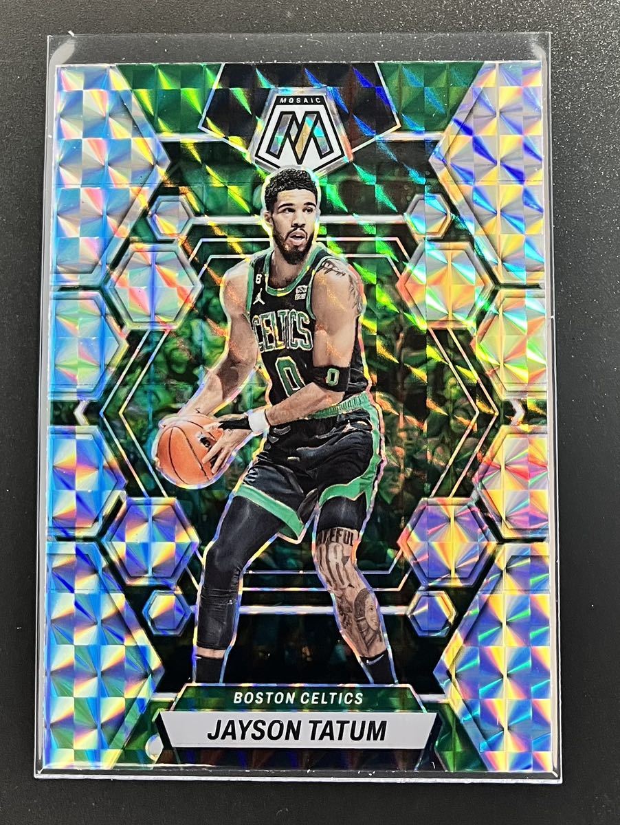 【未使用に近い】2022-23 Mosaic NBA Jayson Tatum Celtics Mosaic Prizm Base #31の ...