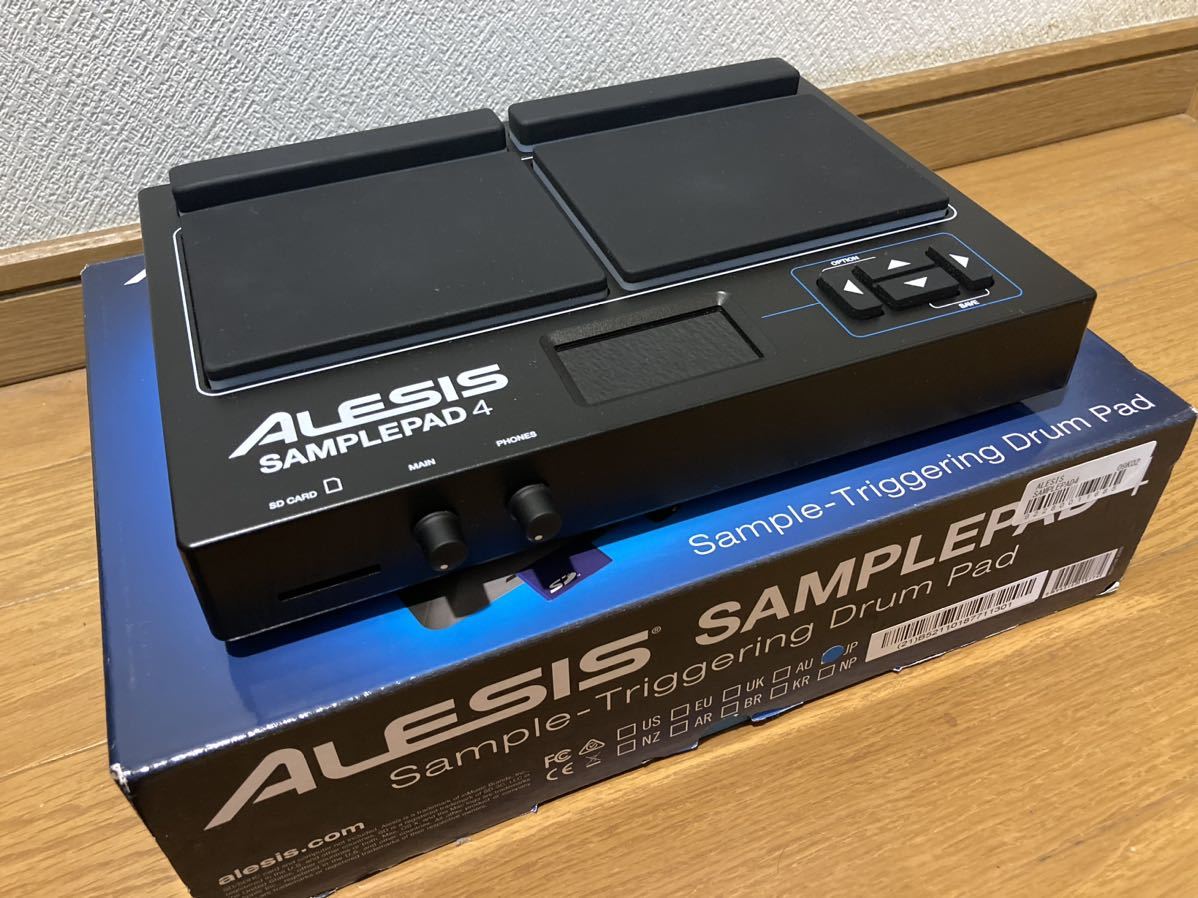 【目立った傷や汚れなし】ALESIS Sample Pad 4ドラムパッド SPDの落札情報詳細 - ヤフオク落札価格検索 オークフリー