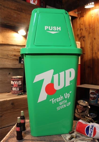 【未使用】1円 新品 7UP GREEN 20L ダストボックス ゴミ箱 セブンアップ ごみ箱 アメリカンインテリア アメリカン雑貨 ガレージの落札情報詳細 - ヤフオク落札価格検索 オークフリー