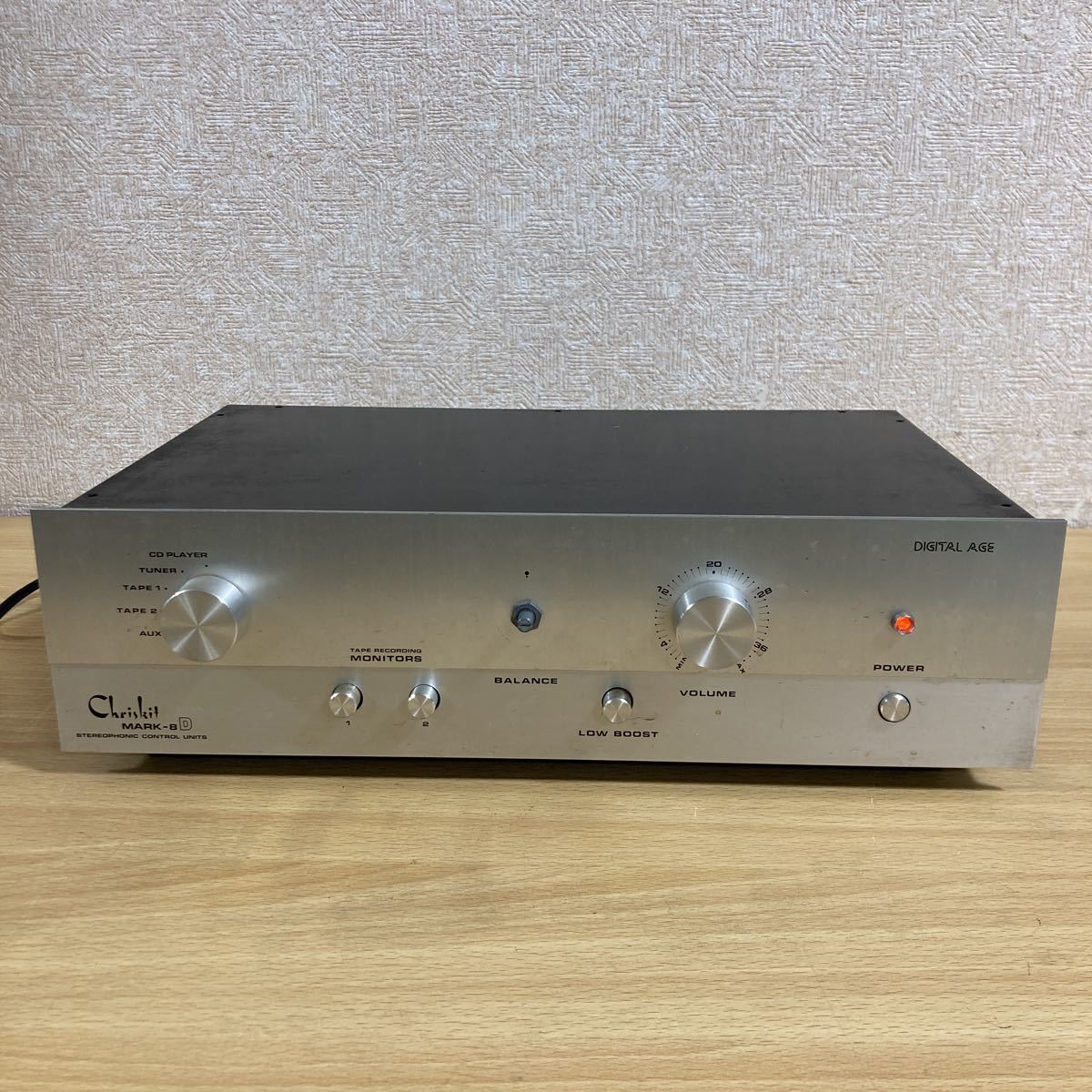 【傷や汚れあり】Chris kit クリスキット MODEL mark-8D パワーアンプ 昭和レトロ アンプ オーディオ アンティーク 通電のみ確認済み 10 ス 4328の落札情報詳細 ...