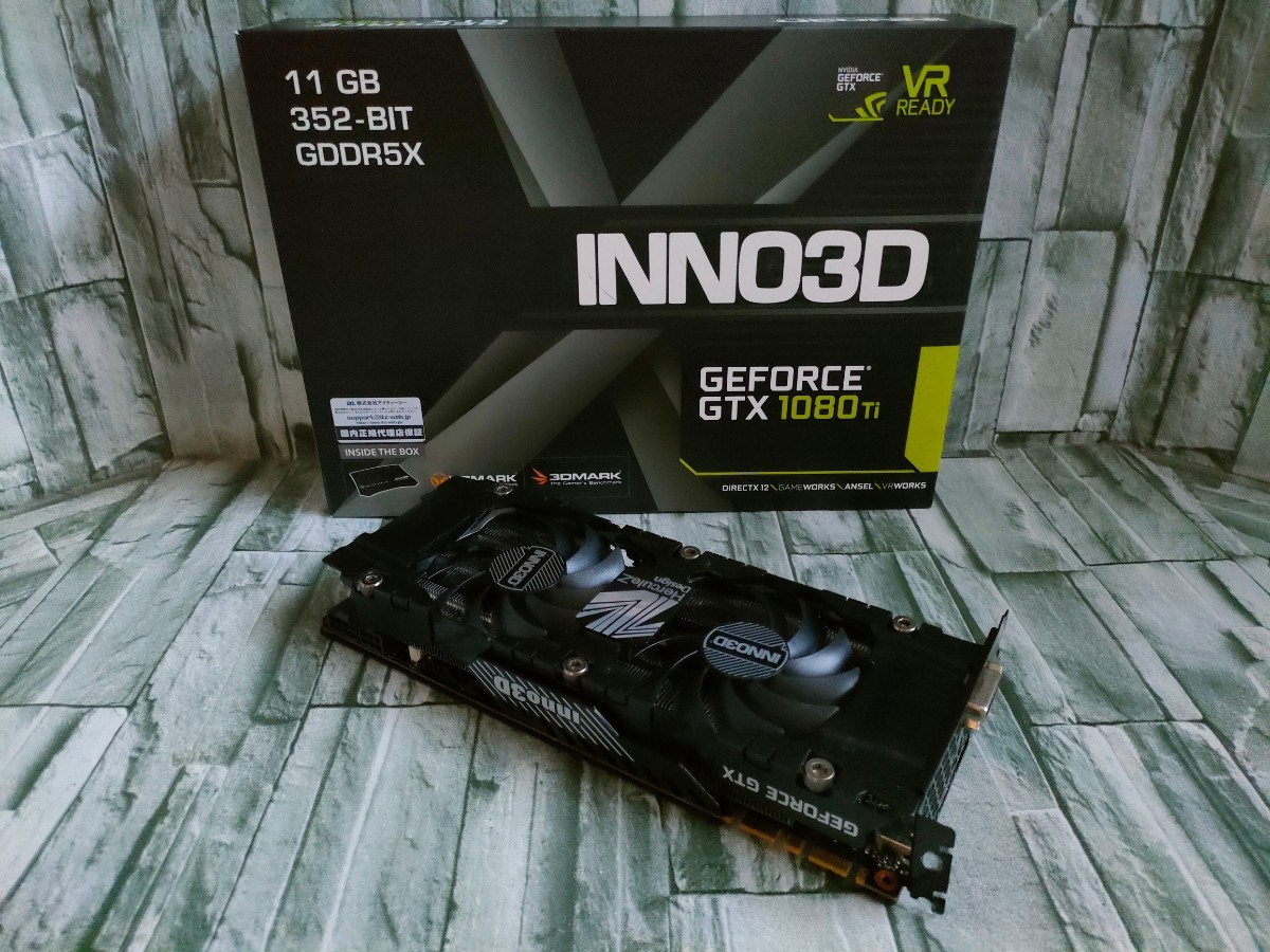 【やや傷や汚れあり】NVIDIA INNO3D GeForce GTX1080Ti 11GB HerculewZ Design 【グラフィックボード】の落札情報詳細 - Yahoo ...
