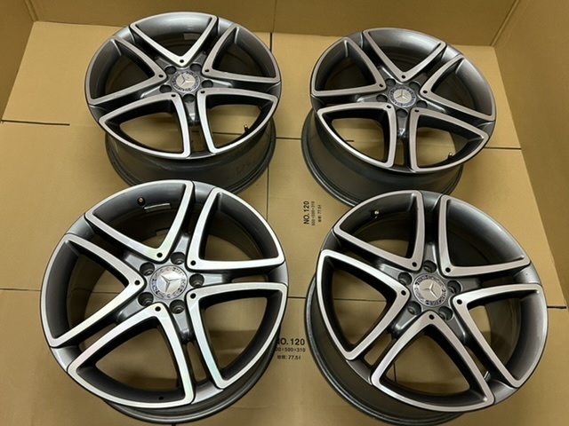 【傷や汚れあり】【良好品】メルセデスベンツ W222 Sクラス 純正 18in 8J +41 PCD112 ピレリ チントゥラート P7 245/50R18 品番:A2224011900 即納 ...