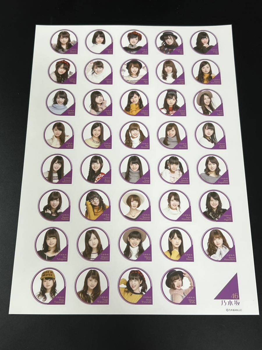 【未使用】乃木坂46 秋元真夏 生田絵梨花 齋藤飛鳥 桜井玲香 白石麻衣 新内眞衣 中元日芽香 西野七瀬 橋本奈々未 深川麻衣 松井玲奈