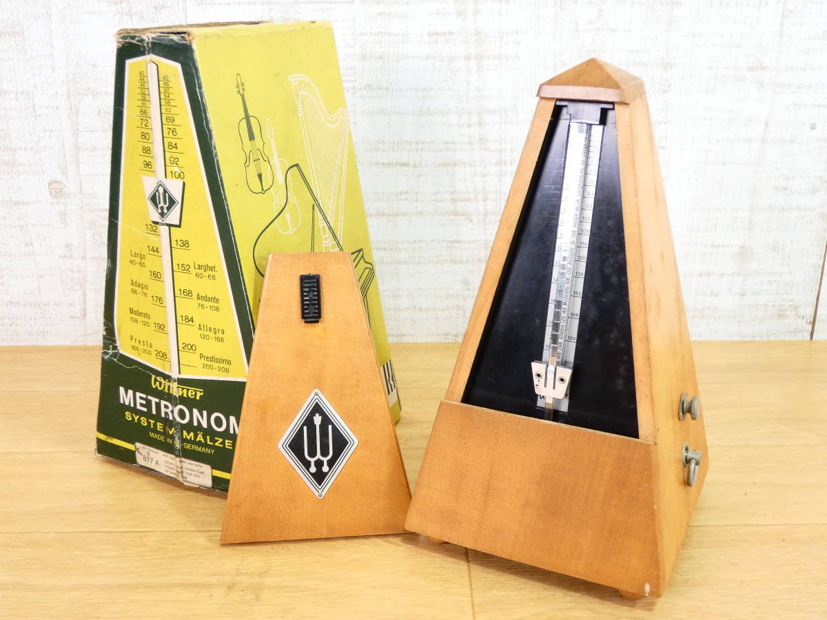 【やや傷や汚れあり】Wittner ウィットナー メトロノーム System Malzel 817A @60(10)の落札情報詳細 - ヤフオク落札価格検索 オークフリー