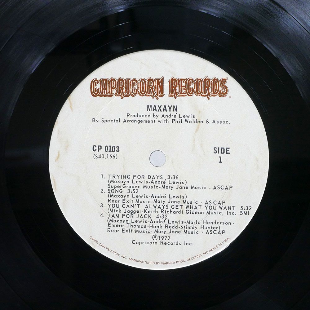 【傷や汚れあり】米 MAXAYN/SAME/CAPRICORN CP0103 LPの落札情報詳細 - Yahoo!オークション落札価格検索 ...