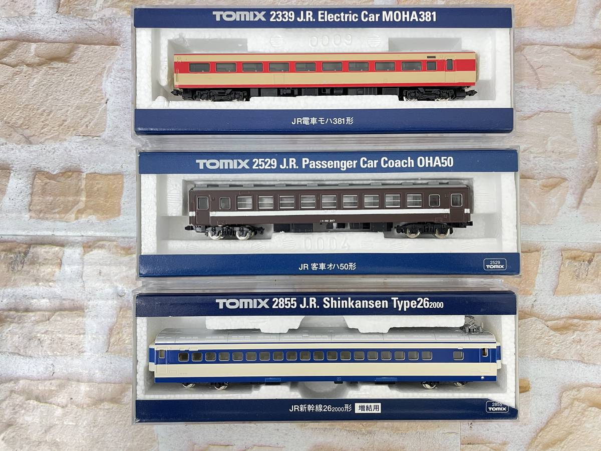 【目立った傷や汚れなし】TOMIX トミックス 客車3種類 2339/2529/2855 おまとめ3両 Nゲージの落札情報詳細 - ヤフオク ...