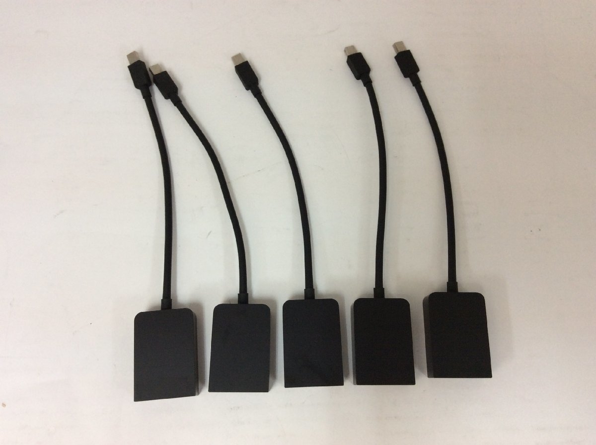 【やや傷や汚れあり】5台セット Microsoft VGA アダプター用 Surface Mini DisplayPort Model ...