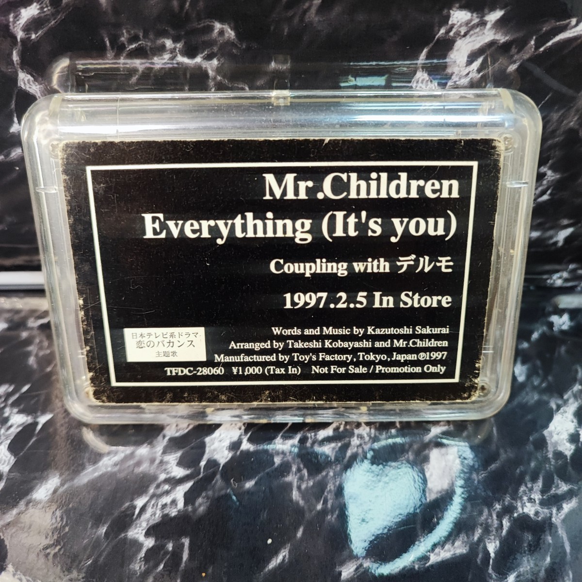 【全体的に状態が悪い】非売品 プロモカセットテープ Mr.Children Everything（It's you） プロモーション ミスチル ミスターチルドレンの落札情報詳細 - ヤフオク ...
