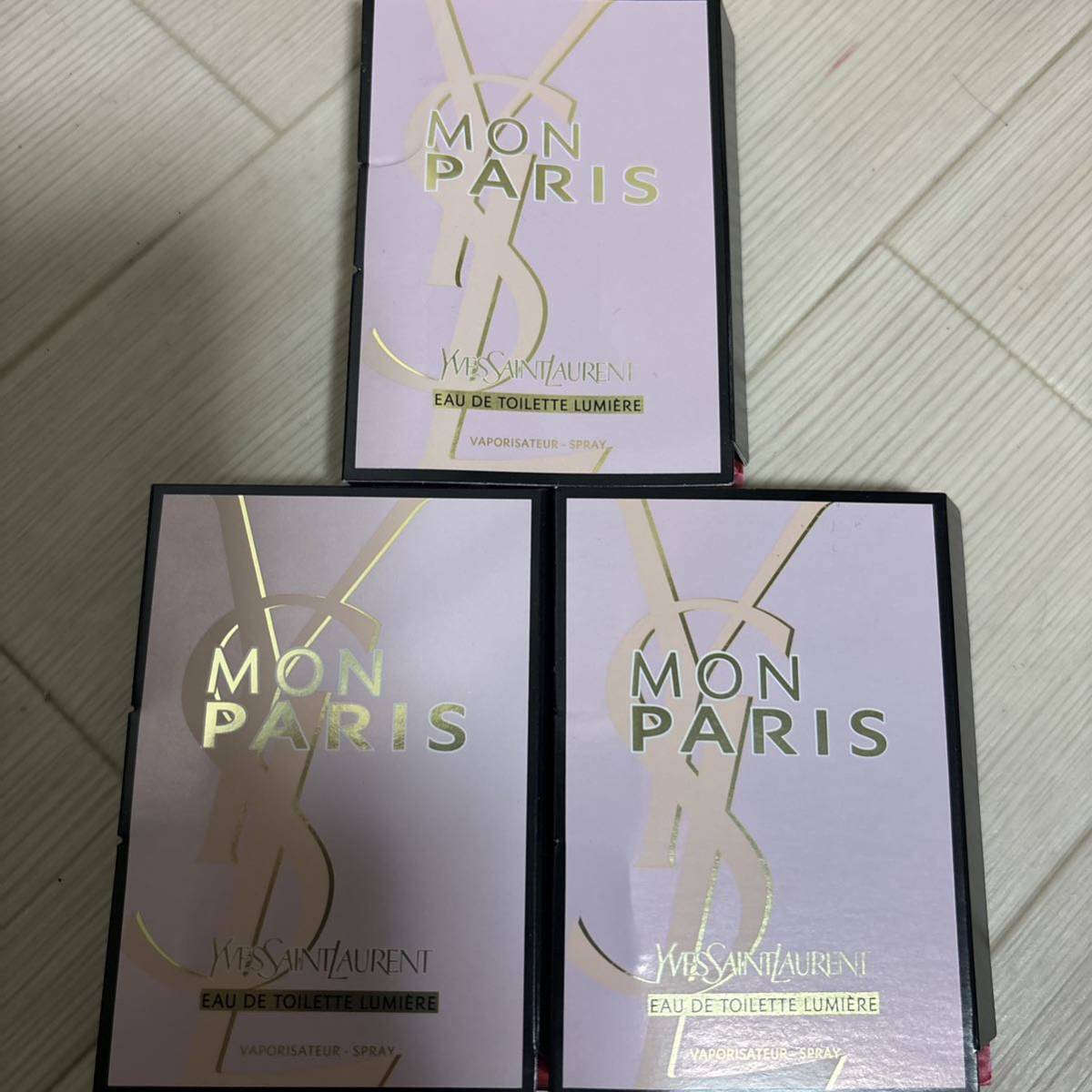 【未使用】YSL イヴサンローラン香水3点 モン パリ リュミエールオーデトワレ 1.2ml 3点セットの落札情報詳細 - ヤフオク落札価格検索 オークフリー