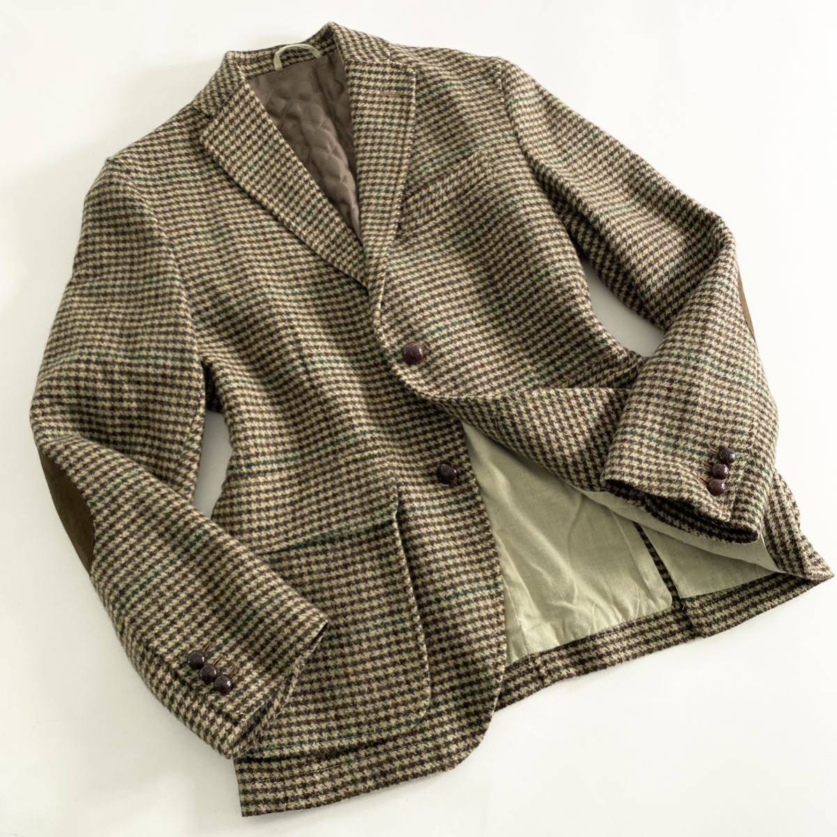【目立った傷や汚れなし】Ek16 DoCLASSE ドゥクラッセ テーラードジャケット サイズM ブラウン メンズ トップス アウター エルボーパッチ ウール 千鳥柄 チェックの落札情報詳細 ...