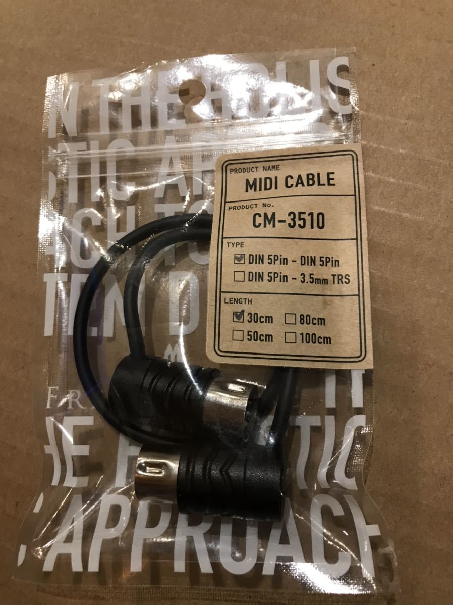 【未使用に近い】＊定形外のみ送料無料＊ FREE THE TONE MIDI CABLE CM-3510 (DIN 5 Pin / 30cm ...