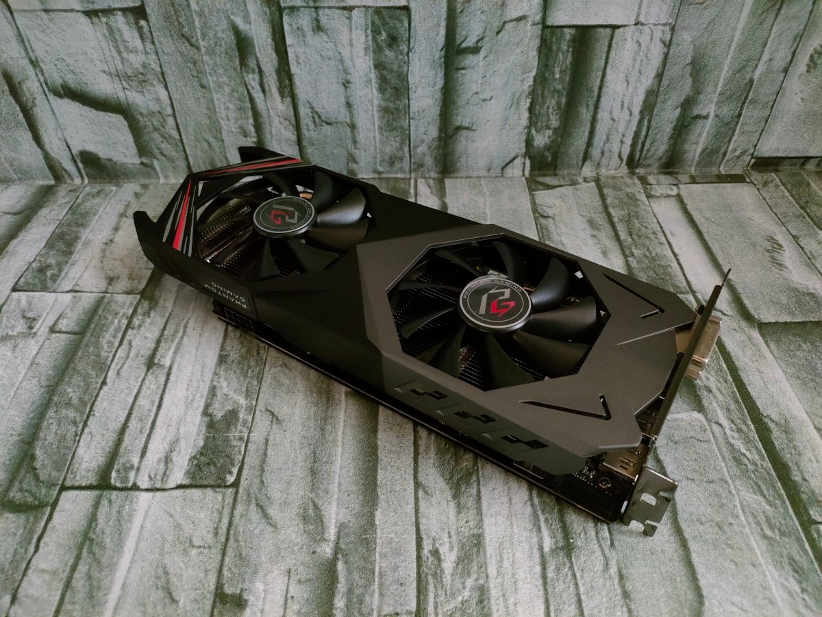 【やや傷や汚れあり】AMD ASRock Radeon RX590 8GB PHANTOM GAMING X OC 【グラフィックボード】の ...