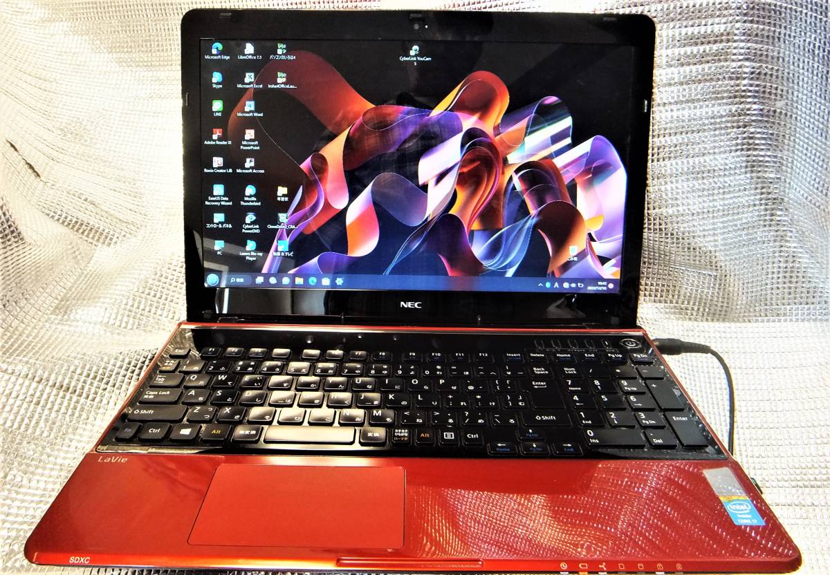 【目立った傷や汚れなし】 NEC LS700/N 第4世代 i7 4702QM 2.2GHz 高速SSD500GB メモリ8GB ブルーレイ ...